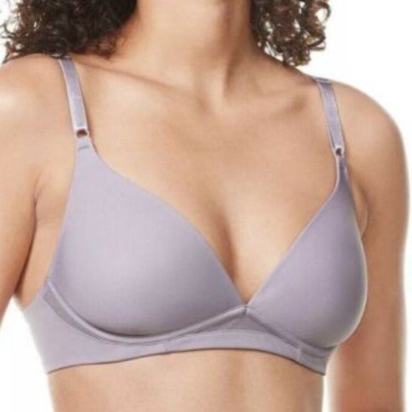 Warners Intimates And Sleepwear Warners Nwt Purple Ash Flex Underwire Contour Bra Rd376a